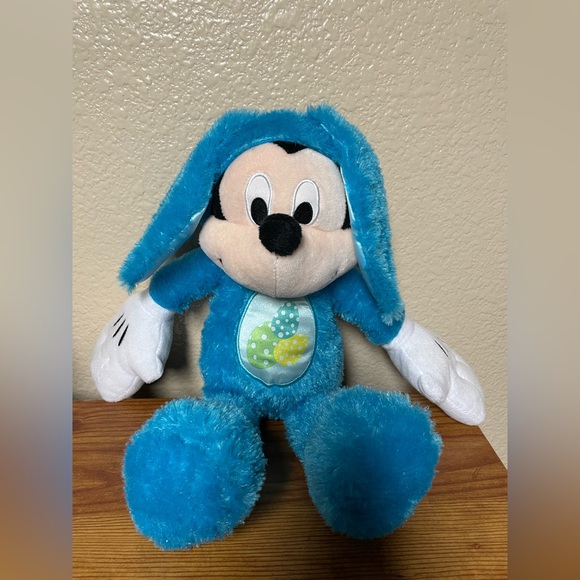 Disney | Toys | Disney Sparkly Mickey Mouse Easter Bunny Stuffed Animal ...